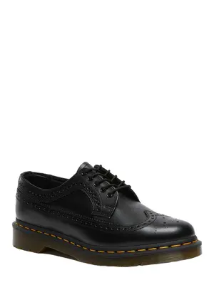 Dr. Martens 3989 Smooth Leather Brogue Shoes - Black