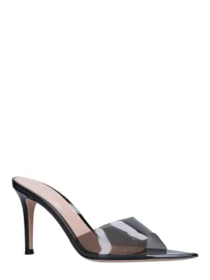 GIANVITO ROSSI Elle 85 Mules - Black