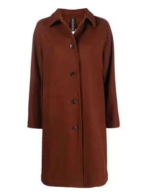 Mackintosh Fairlie Wool Coat - Brown