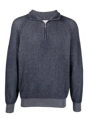 BRUNELLO CUCINELLI Ribbed-knit Cashmere Jumper