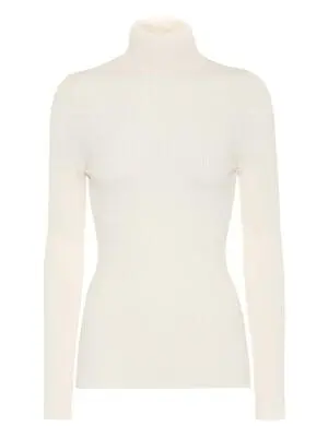 Wolford Wool Turtleneck Sweater - White