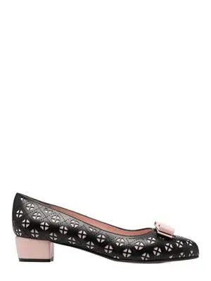FERRAGAMO Vara Cut-out Pumps - Black