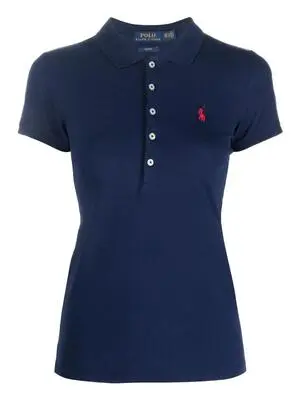 Polo Ralph Lauren Logo-embroidered Polo Shirt - Blue