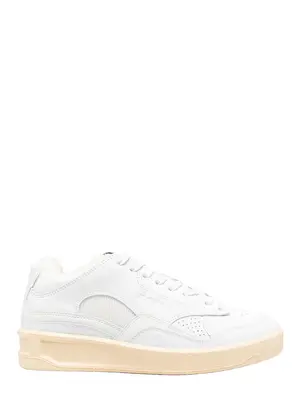 JIL SANDER Debossed-logo Low-top Sneakers - White