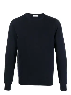 Malo Round-neck Knit Jumper - Blue