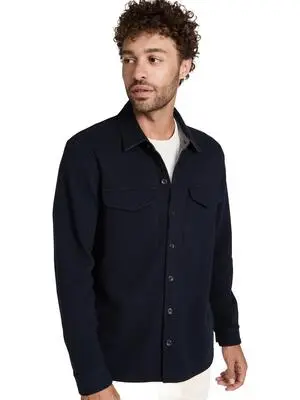 Vince Shirt Jacket - Coastal/medium Heather Grey