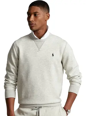 Ralph Lauren Double-knit Sweatshirt - Light Sport Heather
