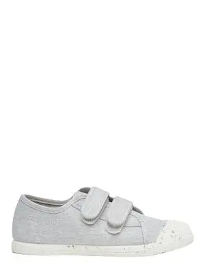 CHILDRENCHIC Double Strap Canvas Sneakers - Grey
