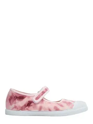 CHILDRENCHIC Tie-dye Mary Jane Canvas Sneakers - Tie Dye Pink