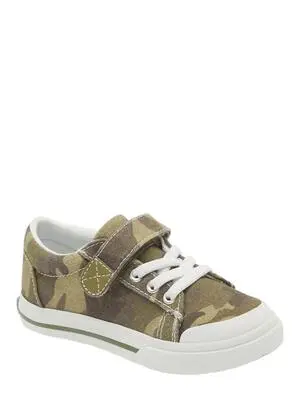 FOOTMATES Footmates Jordan Canvas Sneaker Green Camo