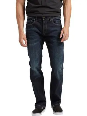 SILVER JEANS CO. Allan Straight Leg Jeans - Indigo