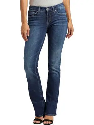 SILVER JEANS CO. Suki Slim Fit Bootcut Jeans - Indigo