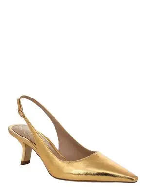 Sam Edelman Sam Edelman Bianka Slingback Pumps Medallion Gold