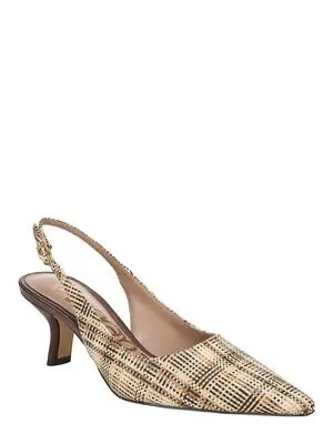 Sam Edelman Sam Edelman Bianka Slingback Pumps Natural Multi Se