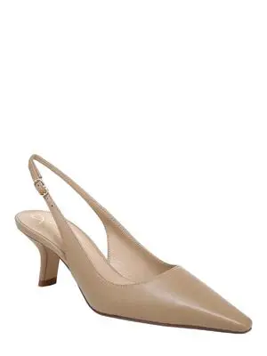 Sam Edelman Sam Edelman Bianka Slingback Pumps Soft Beige