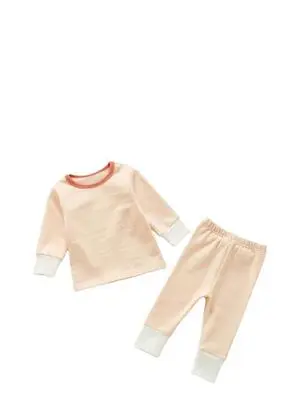 ASHMI & CO. Sammie Cotton Sweatshirt & Pants Set - Pink