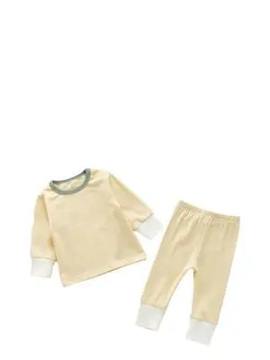 ASHMI & CO. Sammie Cotton Sweatshirt & Pants Set - Yellow