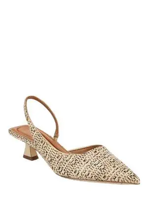 Franco Sarto SARTO By Franco Sarto Devin Kitten Heel Slingback Pump Beige