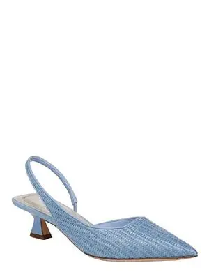 Franco Sarto SARTO By Franco Sarto Devin Kitten Heel Slingback Pump Blue