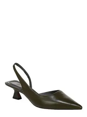 Franco Sarto SARTO By Franco Sarto Devin Kitten Heel Slingback Pump Green