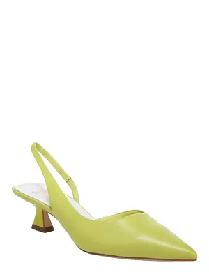 Franco Sarto SARTO By Franco Sarto Devin Kitten Heel Slingback Pump Pear Green