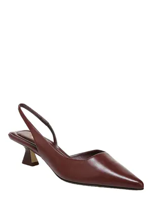 Franco Sarto SARTO By Franco Sarto Devin Kitten Heel Slingback Pump Wine