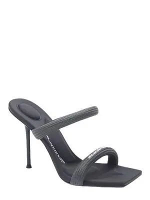 Alexander Wang Julie Padded Slide Sandal - Grey