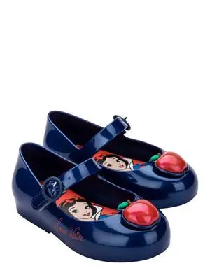 Melissa Disney Princess Mary Jane Flat - Metallic Blue/red