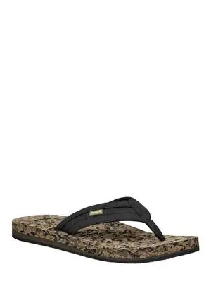 Sanuk Ziggy Flip Flop - Black Multi