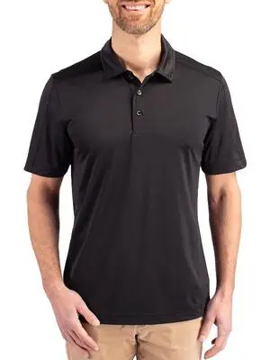 Cutter & Buck Prospect Textured Stretch Polo - Black
