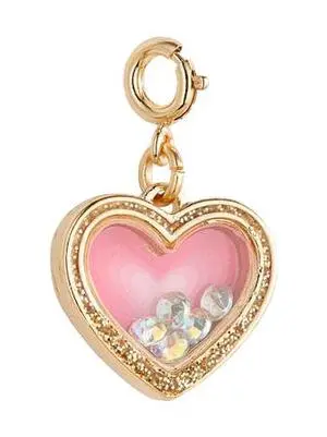 CHARM IT!® Goldtone Heart Shaker Charm - Heart Charm