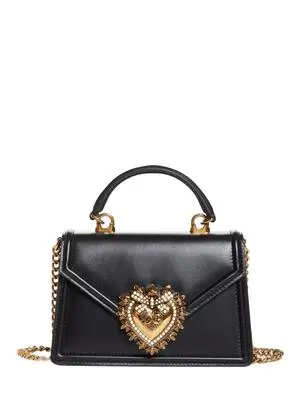 Dolce & Gabbana Dolce&Gabbana Mini Devotion Top Handle Bag Black