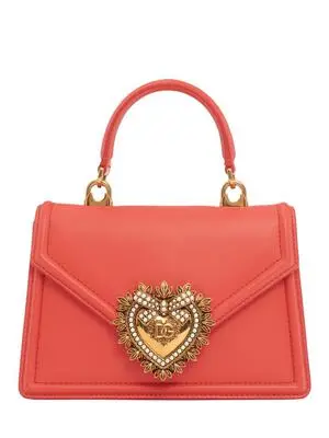 Dolce & Gabbana Dolce&Gabbana Mini Devotion Top Handle Bag Corallo