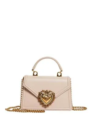 Dolce & Gabbana Mini Devotion Top Handle Bag - Powder Pink