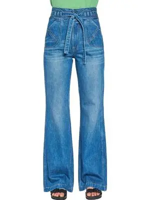 NOEND Bella Fashion Seamed Wide Leg Jeans - Bend