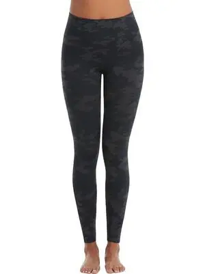 Spanx Look At Me Now Seamless Leggings - Black Camo