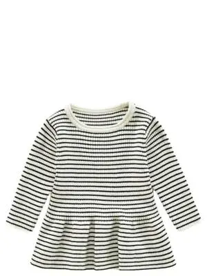 ASHMI & CO. Rylee Stripe Cotton Dress - Brown