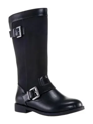 Nina Nina Tanjela Riding Boots Black Suede Smooth