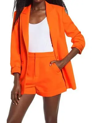 Endless Rose Endless Rose Single Button Blazer Neon Orange
