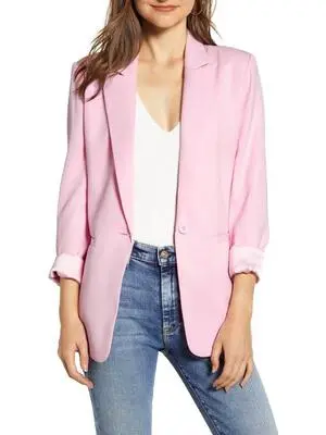 Endless Rose Endless Rose Single Button Blazer Pink