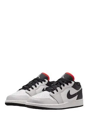 JORDAN Air 1 Low Sneaker - Black/black/white/infrared