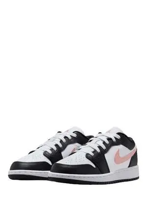 JORDAN Air 1 Low Sneaker - White/black/rust Pink