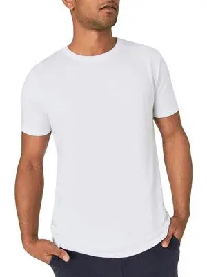 Lucky Brand Venice Burnout Crewneck T-shirt - Bright White
