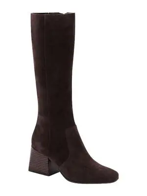 Blondo Blondo Tessa Waterproof Knee High Boot Chocolate Suede