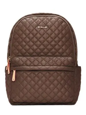 Mz Wallace Metro Deluxe Backpack - Walnut