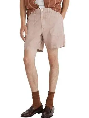 Madewell Sun Faded Chino Shorts - Vintage Petal