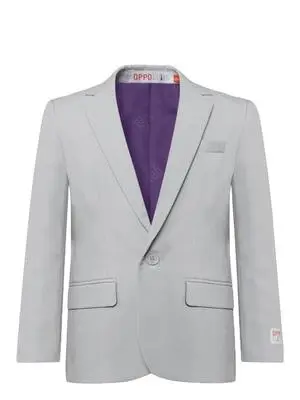 Opposuits Groovy Two-piece Suit With Tie - Grey