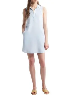 Bella Dahl Bella Dahl Sleeveless A-Line Mini Dress Clear Water