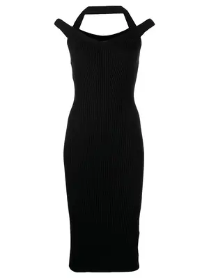 Simkhai Halterneck Midi Dress - Black