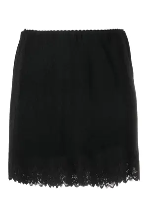 ALEXANDER WANG Alexander Wang Distressed-Hem Mini Skirt